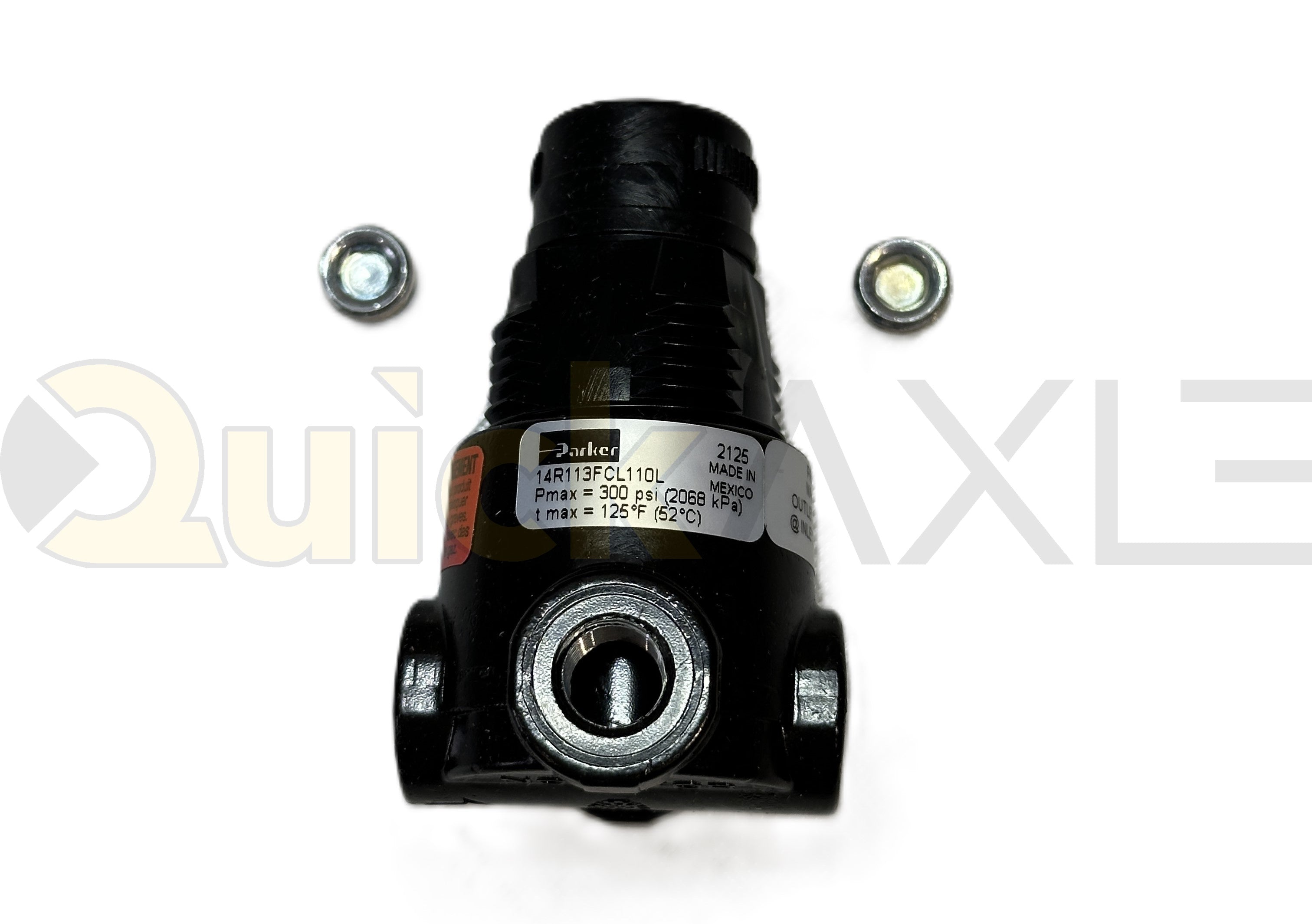 Preset Pressure Regulator 110 psi 1/4" NPT Relieving - 1230047 – QuickAxle