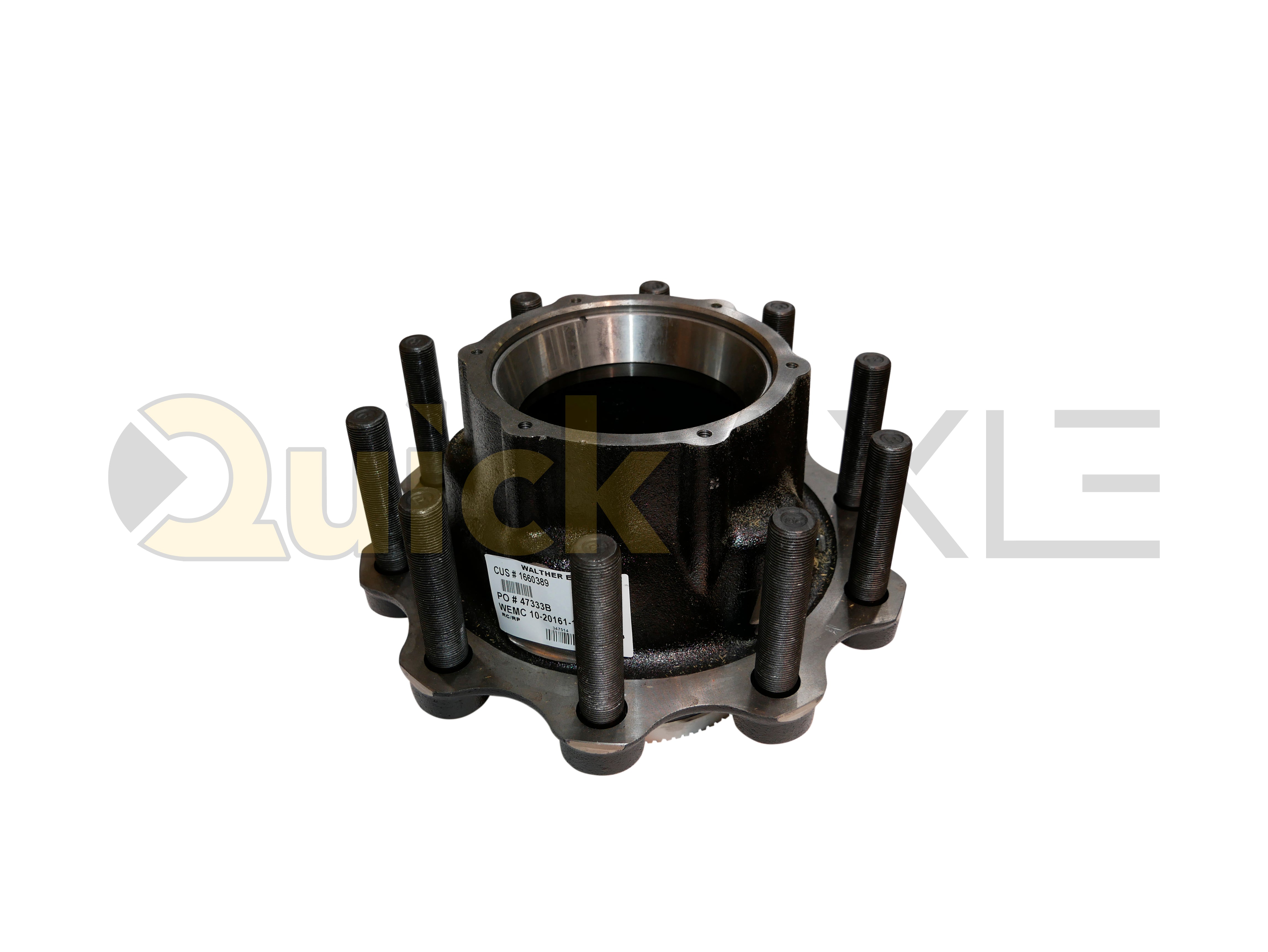 Hub, Walther EMC Hub Pilot, 10 Stud M22, Cast Iron - 1660389 – QuickAxle