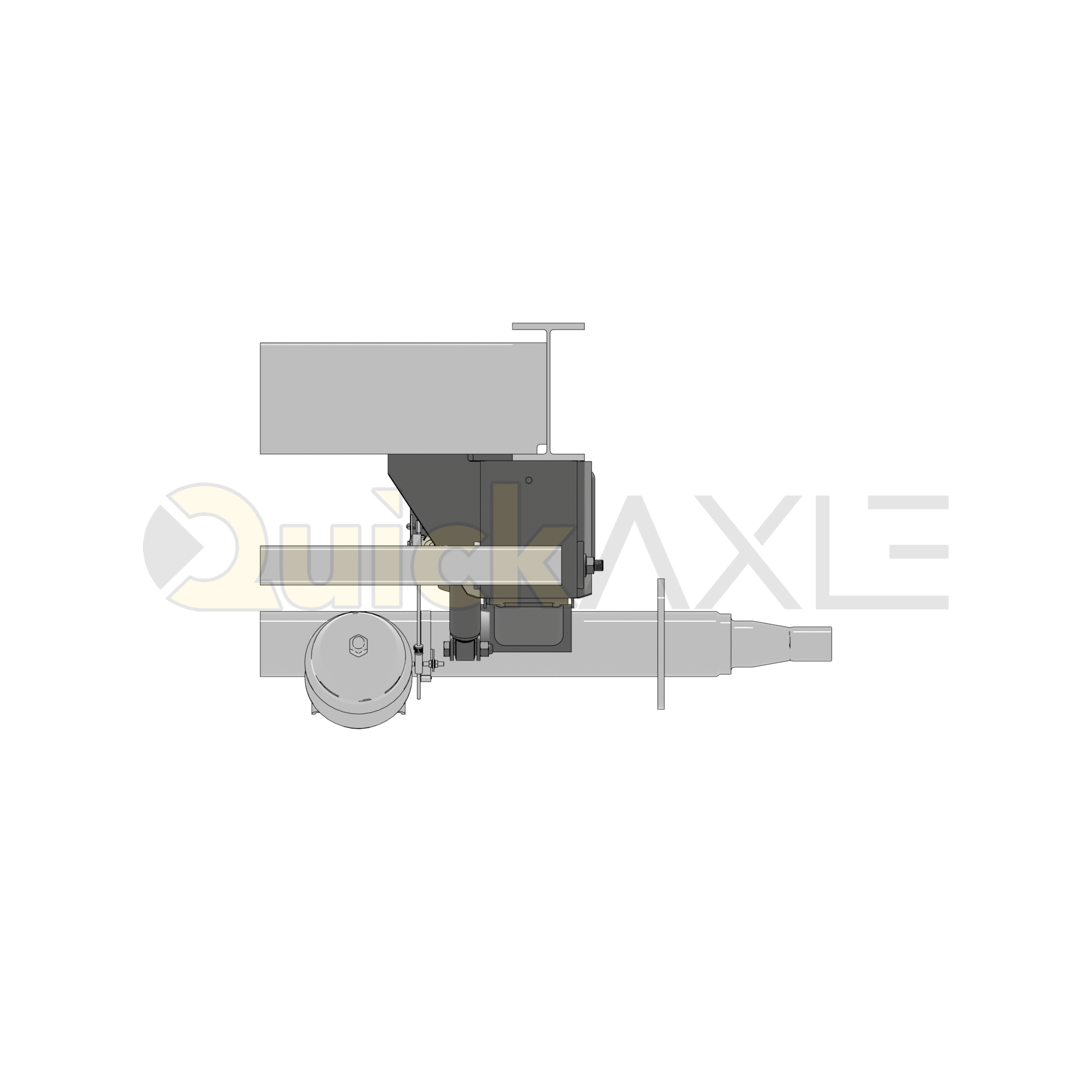 Ridewell RAR-260 Overslung Air Suspension, 25K Non-Steerable - 2600114 ...