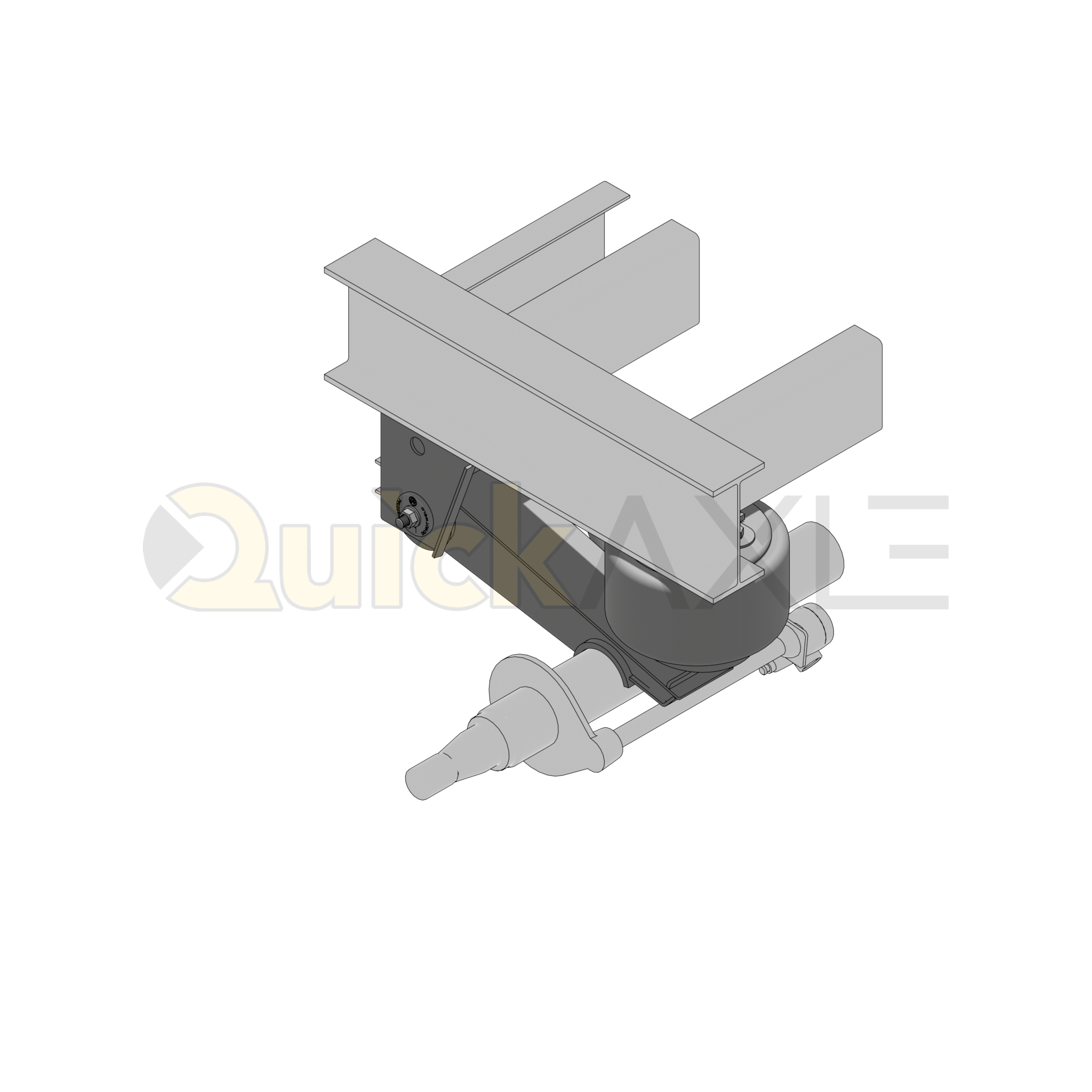 Ridewell RAR-260 Overslung Air Suspension, 25K Non-Steerable - 2600114 ...